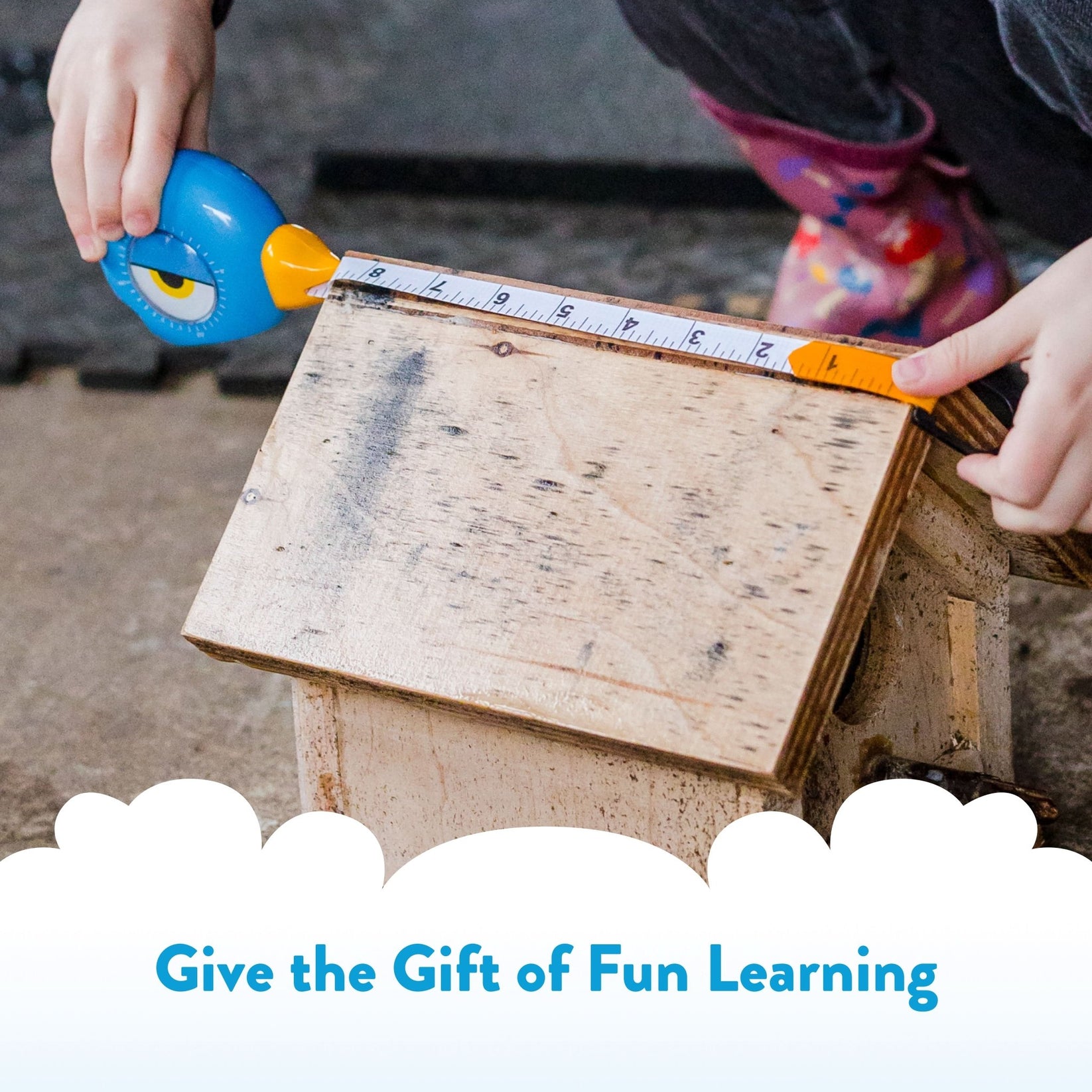 Toto Bird Kids Tape Measure — Real Tool for Young Builders, Ages 3 ...